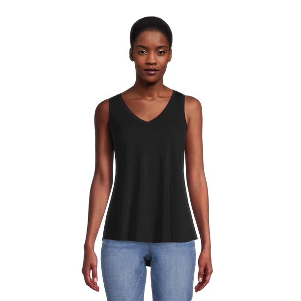 Time and Tru Women's High Low Tank Top - Walmart.com