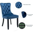 MOONMISS Dining Chairs 2-Pcs Set, High-end Velvet Upholstered Accent ...