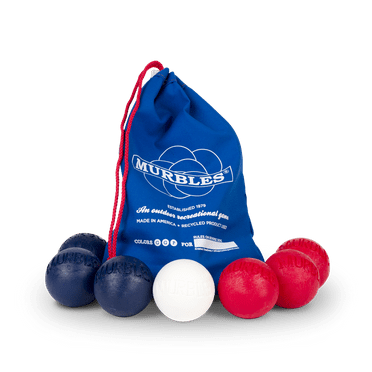 Bocce Ball Set- Regulation Outdoor Family Bocce Game Red and Green ...