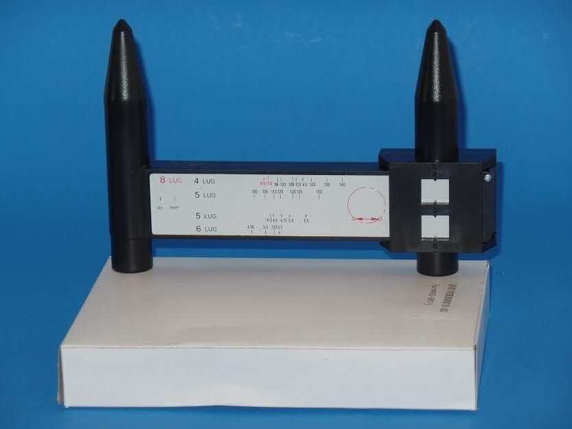 Wheel Bolt Stud Pattern Gauge Measurement 4 5 6 8 Lug Rims Holes Size ...