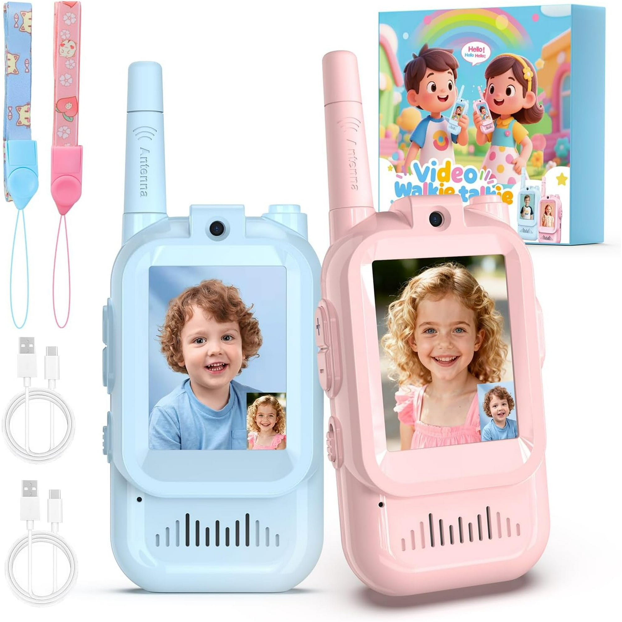 Click here for Linmoua Video Walkie Talkies  2 Pack Facetime Walk... prices