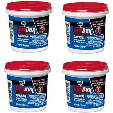 2Pc DAP DryDex Ready to Use White Spackling Compound 5.5 oz - Walmart.com