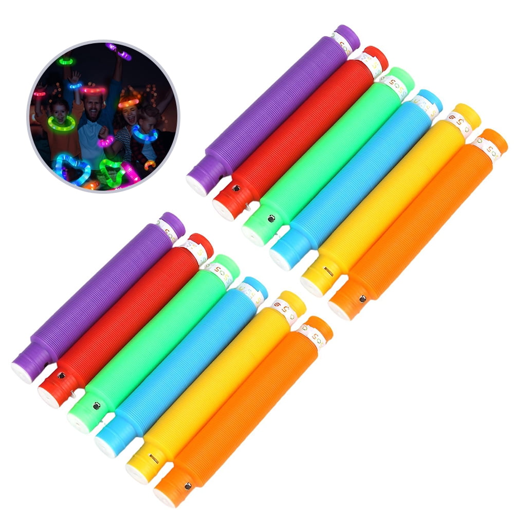 HAOAN Children Vent Decompression Toy Colored Telescopic Tube Fun Water ...
