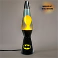 Batman 16" Lava Motion Volcano Lamp, Yellow Wax in Black Liquid ...
