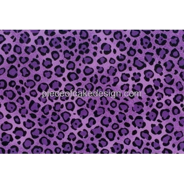 Natural Leopard Print Edible Icing image Cake Topper - Walmart.com