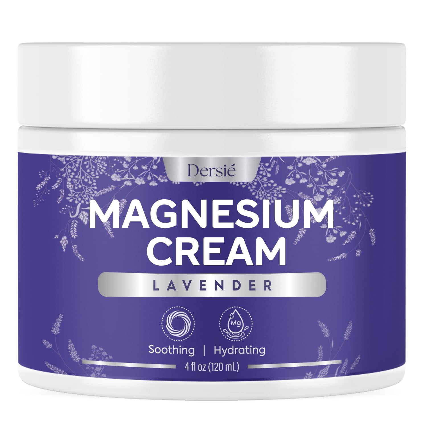Crema de magnesio Dersie para dormir y calambres en las piernas, 120 ml ...