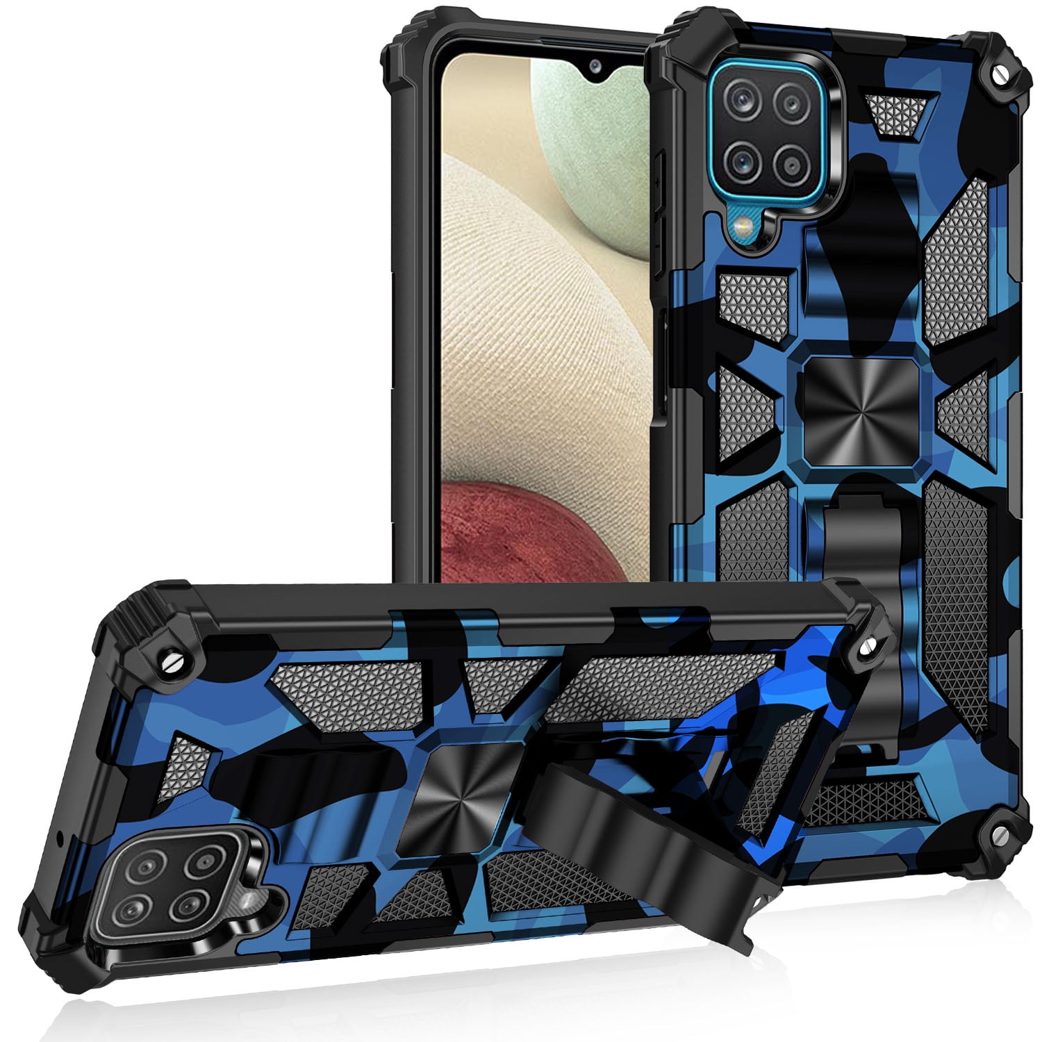 iPhone 12 Case, iPhone 12 Pro Case,Tough Rugged Hybird Impact-Resistant ...