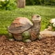 Gerson 14"L Magnesium Garden Turtle Figurine - Walmart.com
