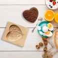 TOPGOD Cookie Cutter Embossing Mold Funny Wooden Cookie Molds for ...