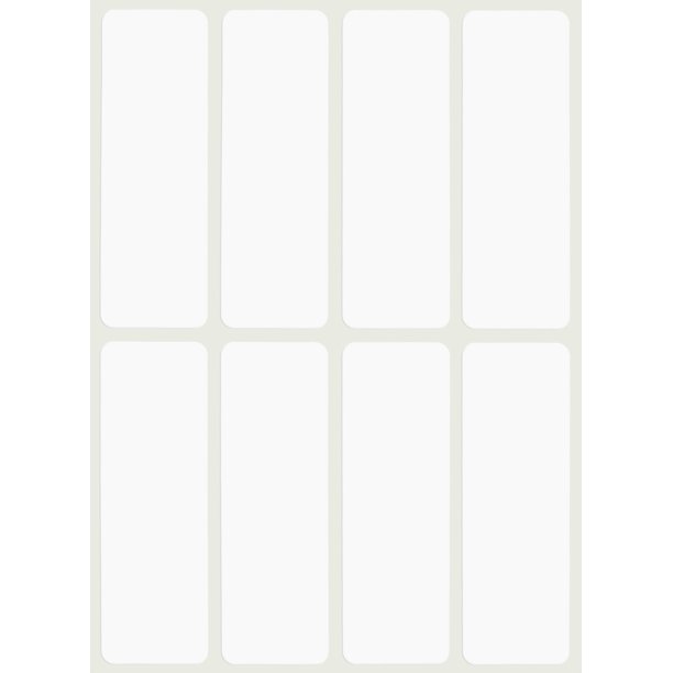 Royal Green White Labels Stickers for File Folders 1 x 3 inch, Writable ...