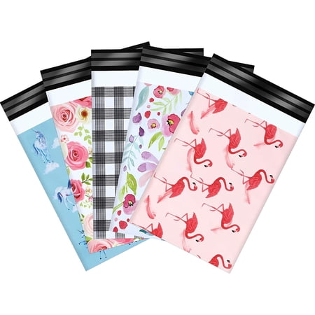 100 Pieces Poly Mailer Envelope Shipping Envelopes Printe Self A hesive ...