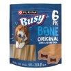 Purina Busy Bone Small & Medium Dog Treats Rollhide with Real Beef ...