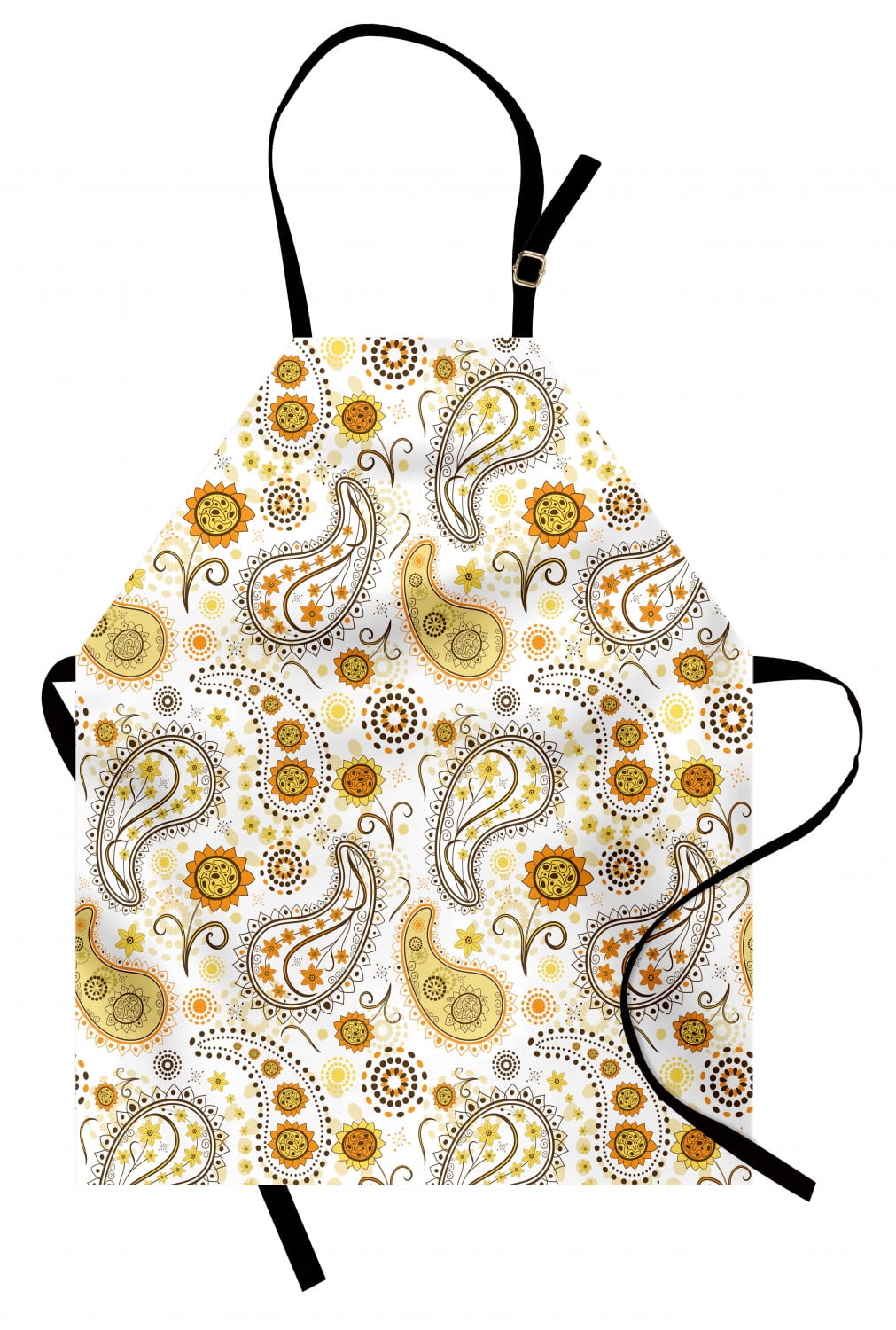 Sunflower Apron Ethnic Tribal Floral Pattern with Sunflowers and ...