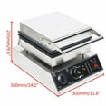 Miumaeov Commercial Belgian Waffle Maker 4 Grids Non-stick Electric ...