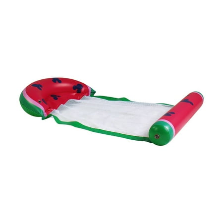 PEACH Inflatable Water Floating Bed Swimming Bed For Pool Or Lake Net ...