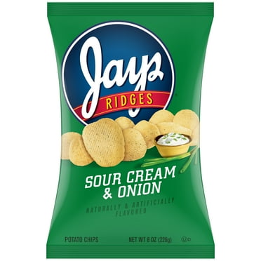 Jays Potato Chips, Crispy Ridges, 10 oz Bag - Walmart.com
