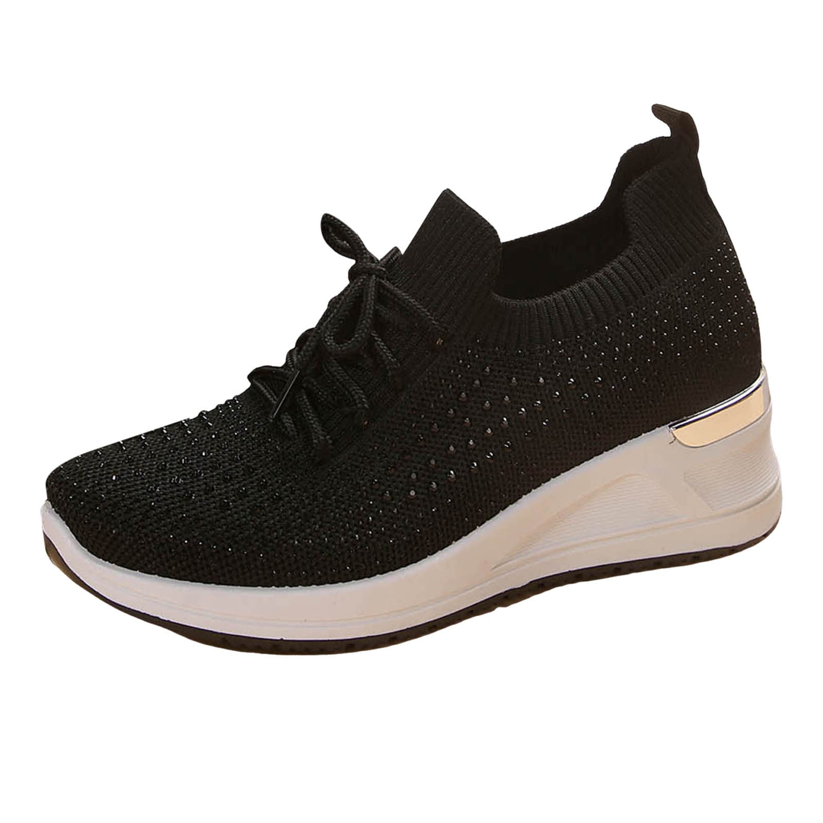 Click here for Bmisegm Women Shoes Thick Soled Wedge Sneakers Fas... prices