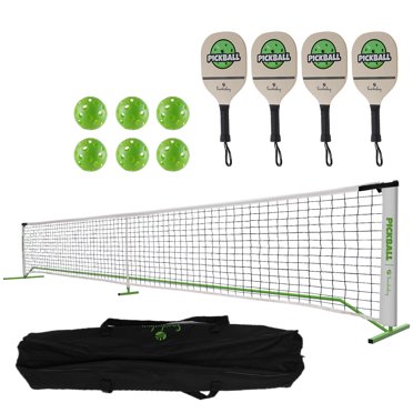 Eccomum Pickleball Rackets Set Pickleball Paddle Set of 2 Rackets and 4 ...