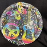 Neon Doodle Small Paper Plates (8ct) - Walmart.com