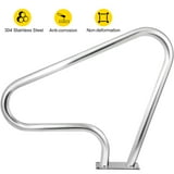 VEVOR Pool Rail 48x36" Pool Railing 304 Stainless Steel 250lbs Load ...