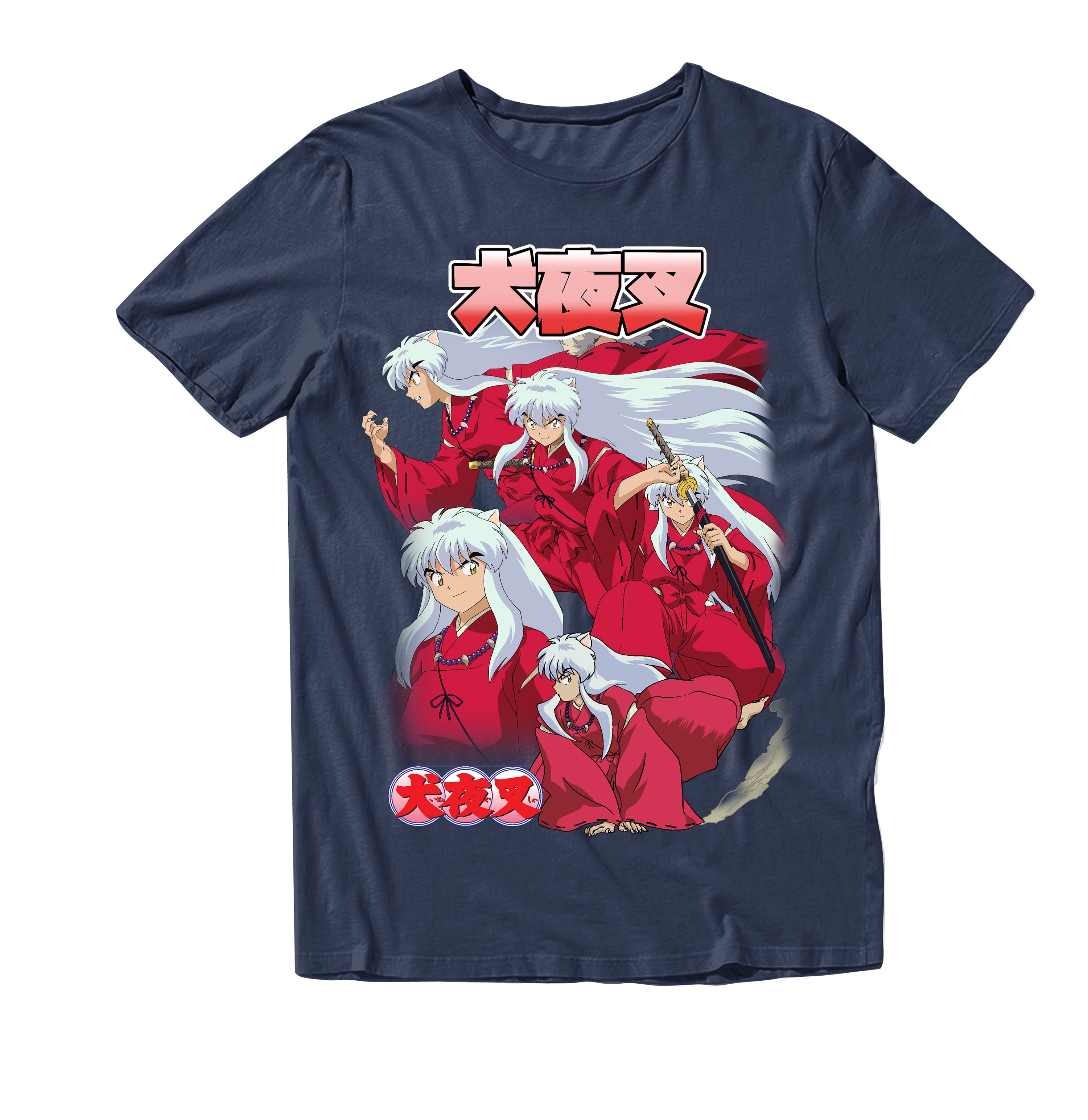 INUYASHA Feudal Dog Demon Anime Mens and Womens Short Sleeve T-Shirt ...