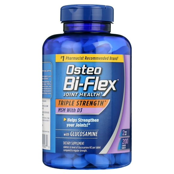 Osteo Bi-Flex Triple Strength, 200 Tablets HSA/FSA Eligible - Walmart.com