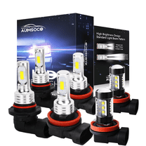 For Toyota Corolla 2001 2002 2003 2004 9005 9006 H3 Led Headlights 6Pcs ...