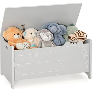 ZENSTYLE Kids Wooden Chest, Lift Top Entryway Storage Bench/Toy Box ...