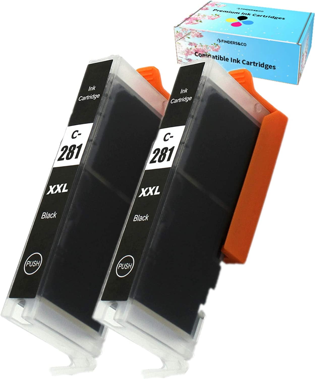 CLI281 CLI-281 XXL Black Ink Tank Replacement for Canon PGI-280 XXL CLI ...