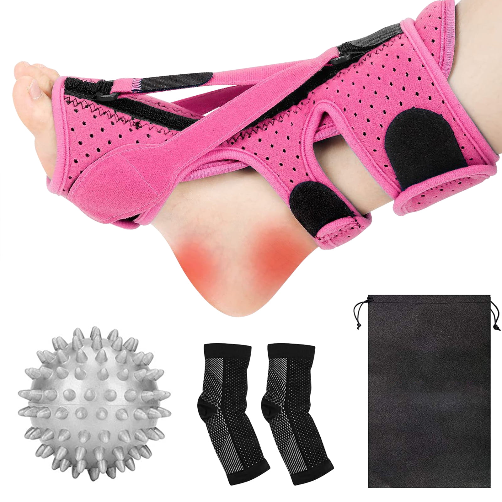 Adjustable Plantar Support for Fasciitis Achilles Tendonitis, Night ...