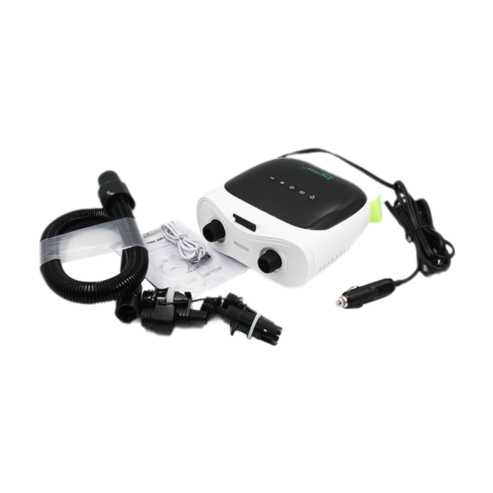 Bomba de aire eléctrica portátil multiuso con 6 boquillas, dispositivo ...