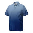 BRANROY Men's Big and Tall Shirts - Gradient Fade Print UPF 50+ Short ...