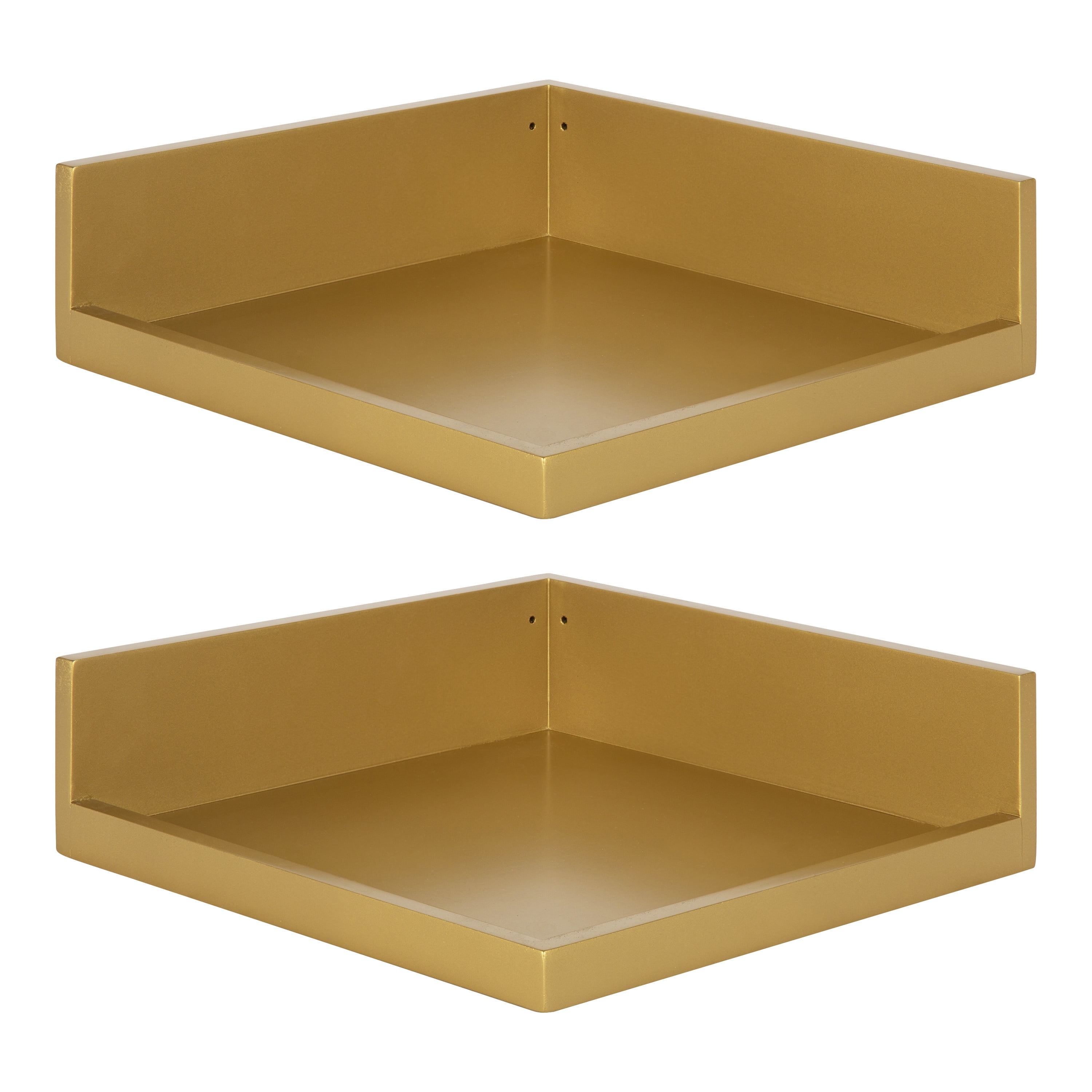 Kate And Laurel Medium Density Fiberboard Floating Shelves, 2-Pieces ...