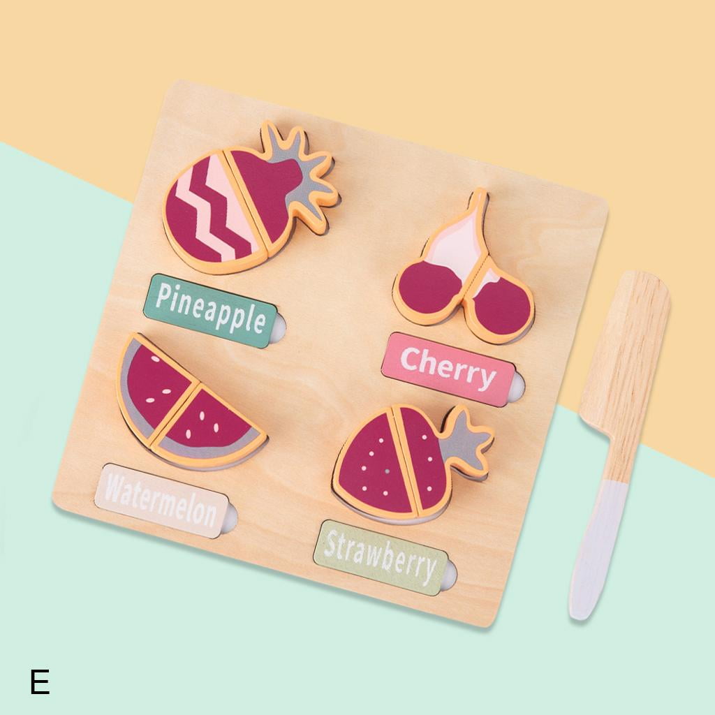 Tablero de rompecabezas Juguetes Vocabulario de y verduras Coordinación ...