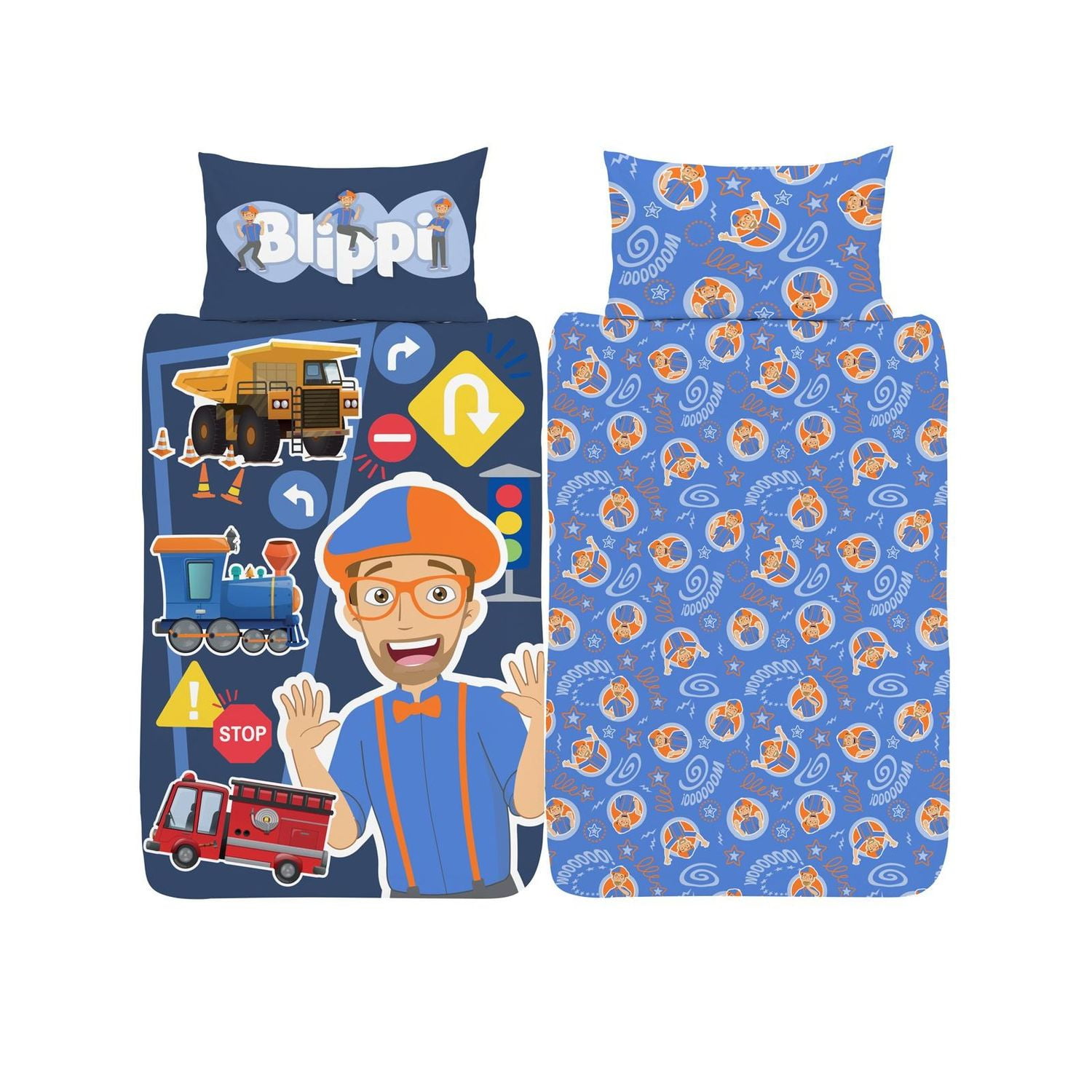 Click here for Blippi Wooooo! Duvet Cover Set prices