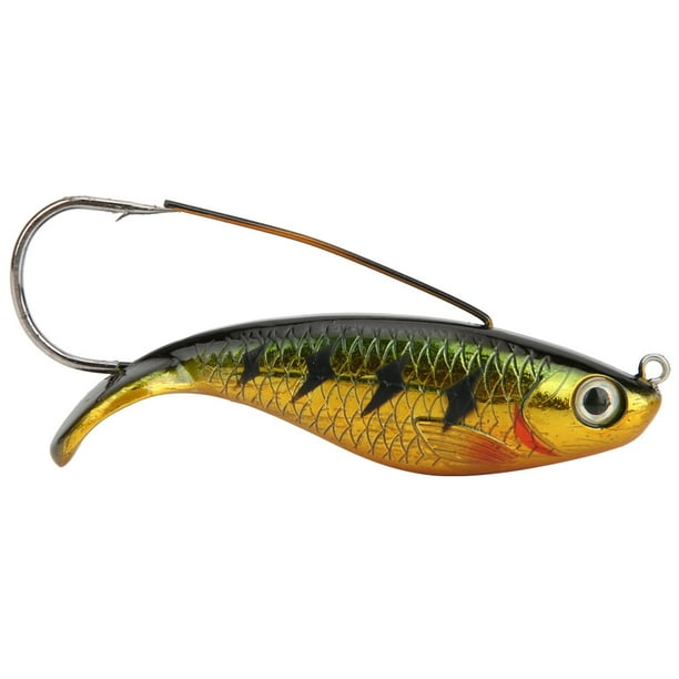 Long Shot Hard Block Simulation Fish Shape Lure Bait Single Hook ...