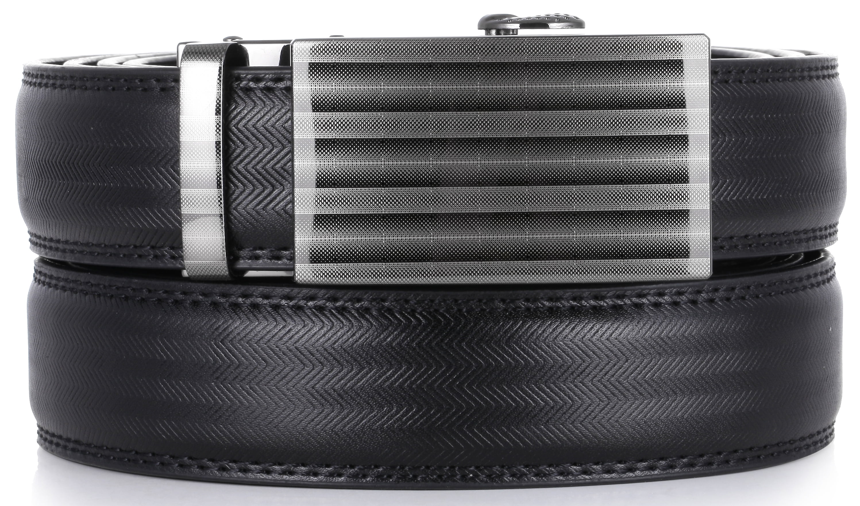 Gallery Seven Leather Click Belt , Adjustable Ratchet Belt For Men ...