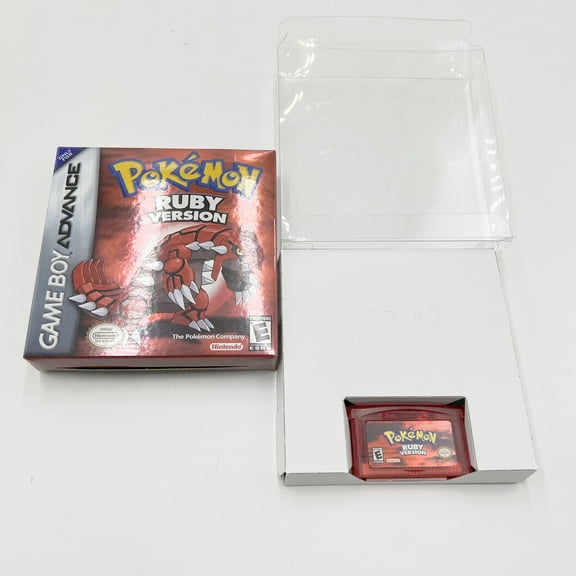 Set of 5 Pokémon Game Cartridges for Game Boy Advance - Emerald, Ruby ...