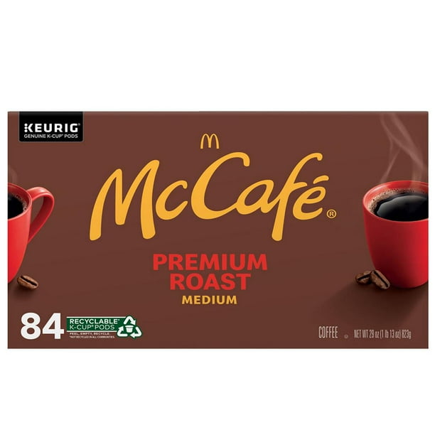 McCafe Premium Roast Coffee K Cup Packs 84 Count - Walmart.com