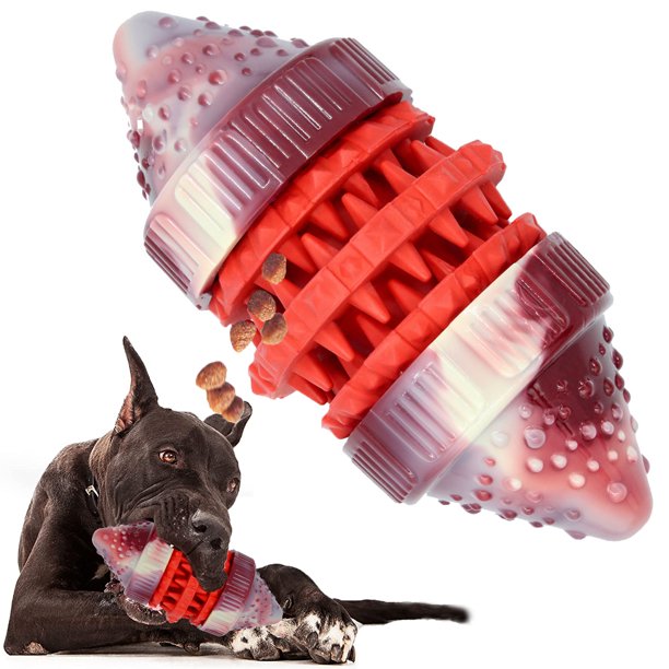 Aollywin Almost Indestructible Dog Squeaky Toys for Aggressive Chewers ...