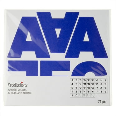 12 Pack: Bling Alphabet Letter Sticker by Recollections™ - Walmart.com