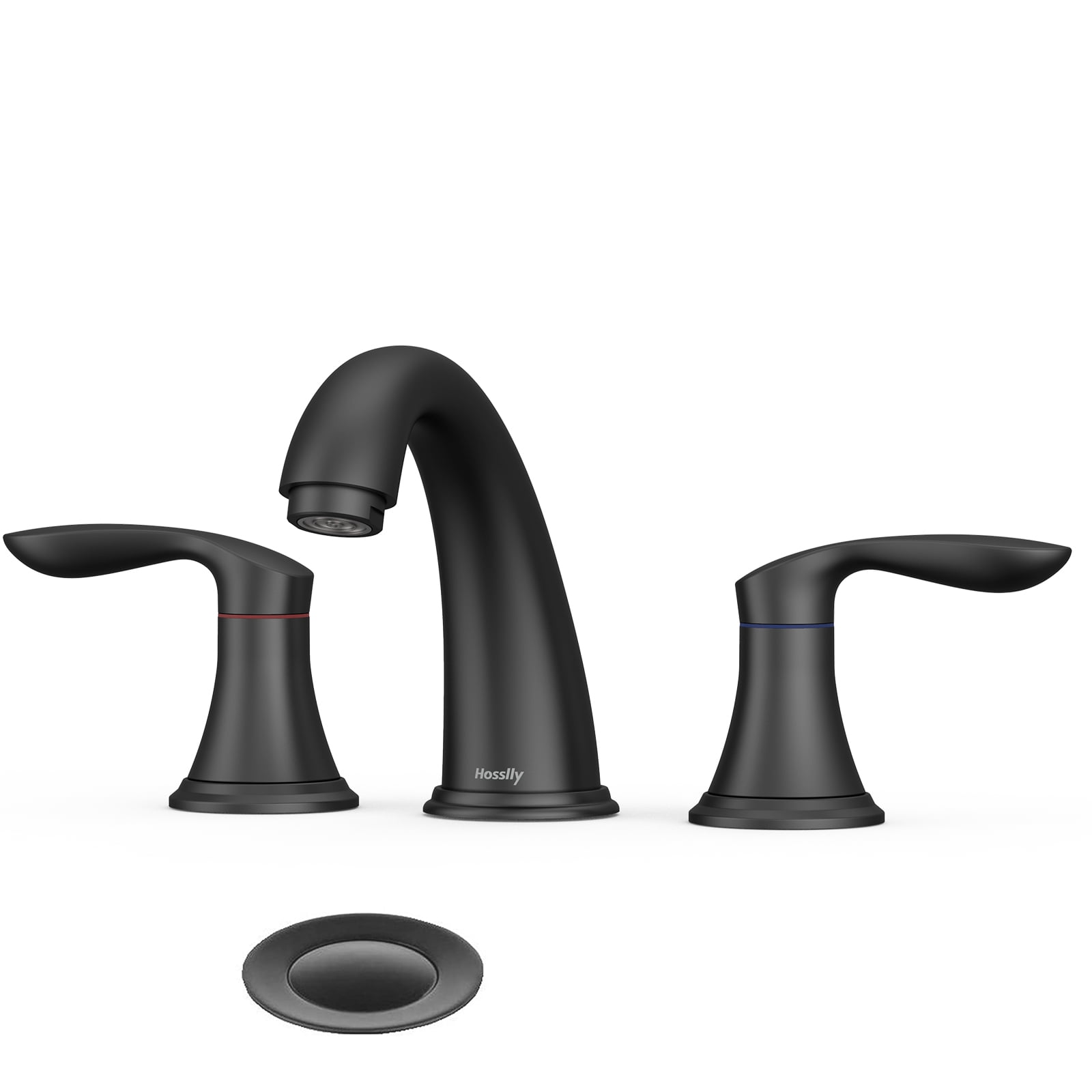 GOGRANT 8 inch 2-Handle Widespread Bathroom Sink Faucet 3 Hole with Pop ...
