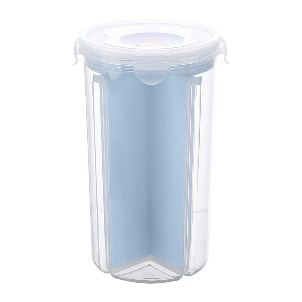 Compartment Food Storage Container PP Clear Cereal Kitchen Organizer ...
