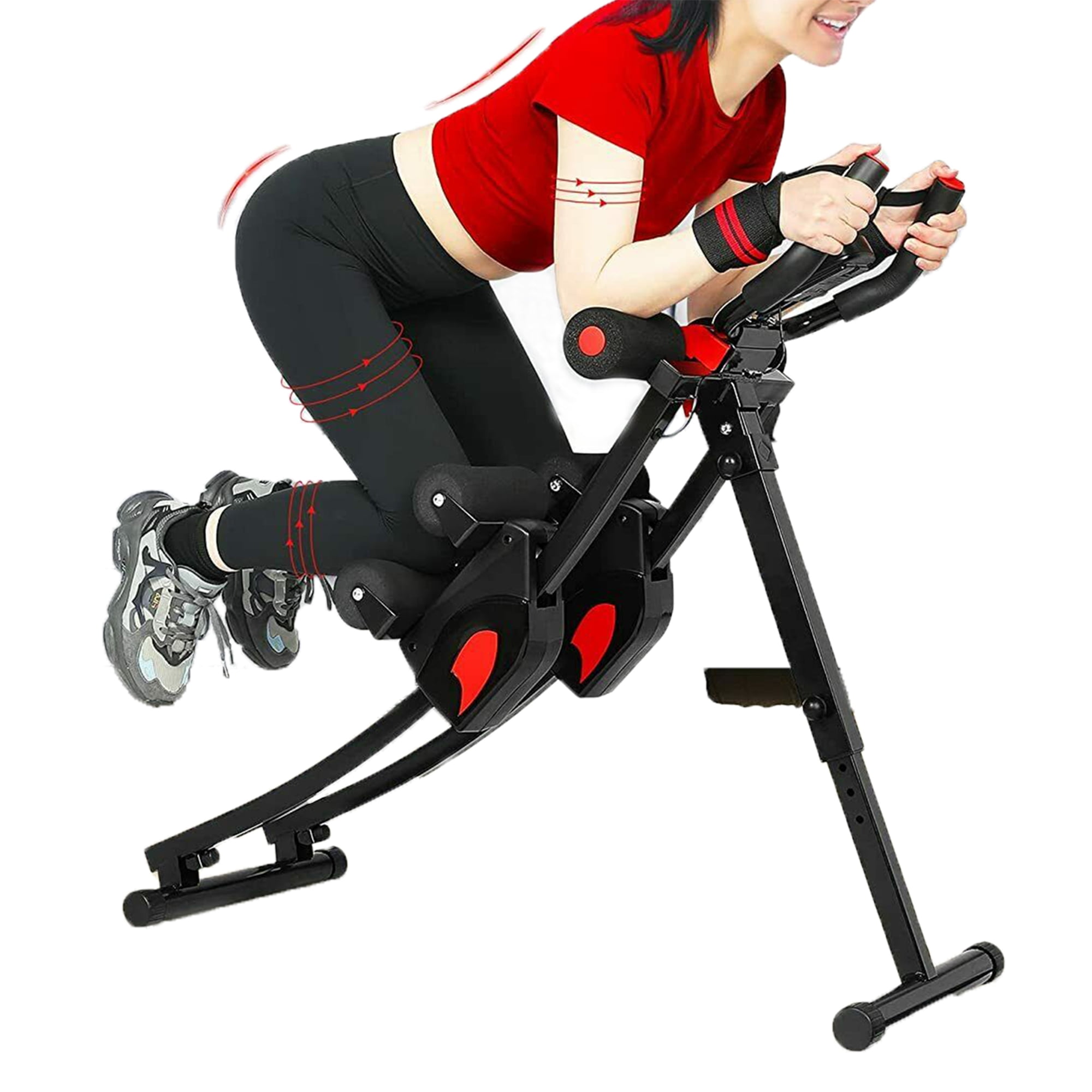 Ab Machine Coaster Abdominal Crunch Trainer for Home Gym Core Workout ...