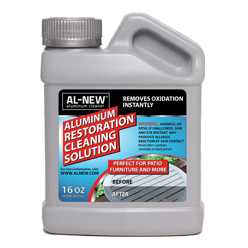 AL-NEW Aluminum Restoration Cleaning Solution | Clean & Restore Patio ...