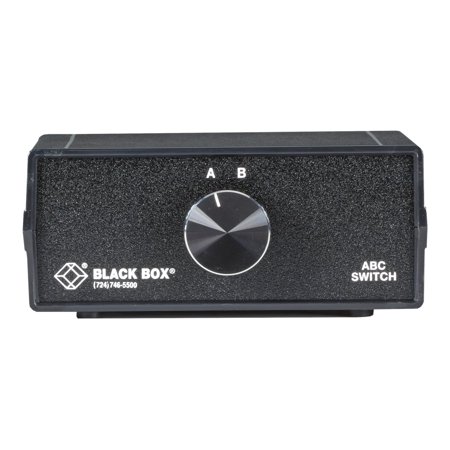 Black Box ABC Manual Switch - Switch - 2 x 10/100 - desktop | Walmart ...
