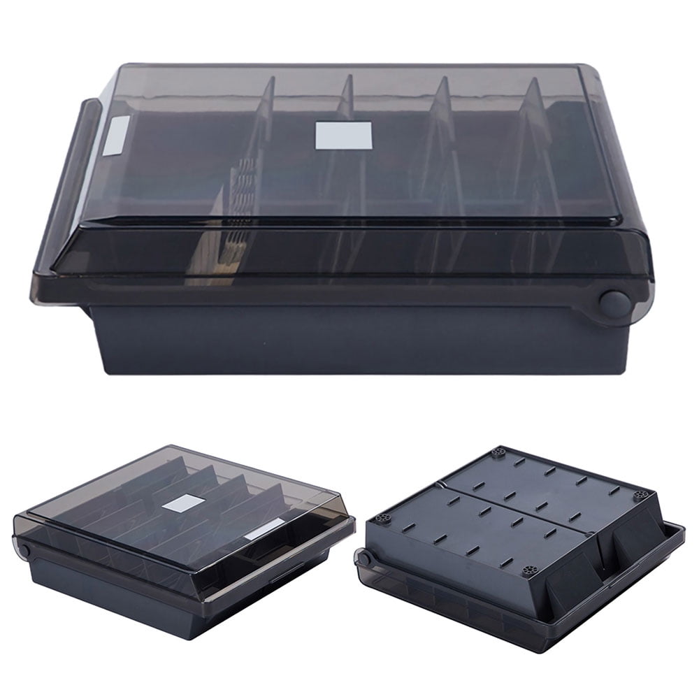 SagaSave Plastic Index Record Box Business Card Case with 20 Alphabet ...