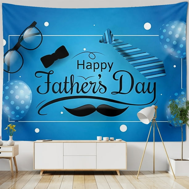 Kingque Happy Fathers Day Banner Backdrop Happy Fathers Day Banners