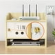 Catekro Wooden WiFi Router Storage Box Wall Shelves Stuff 3 ...