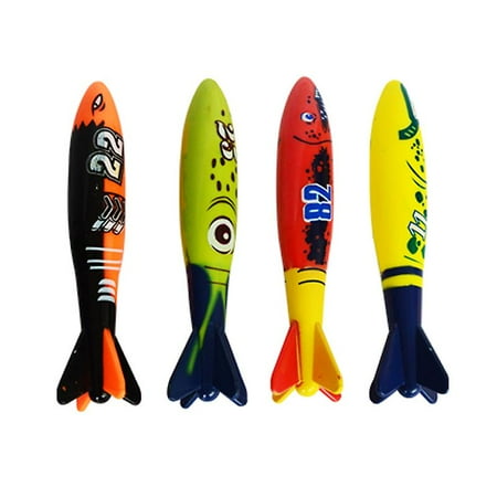 Diving Torpedo Rocket Throwing Toys Pool Diving Game Summer Torpedo ...